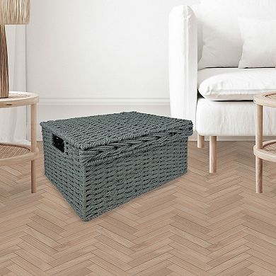 Dwell Studio Braided Lidded Paperweave Storage Box