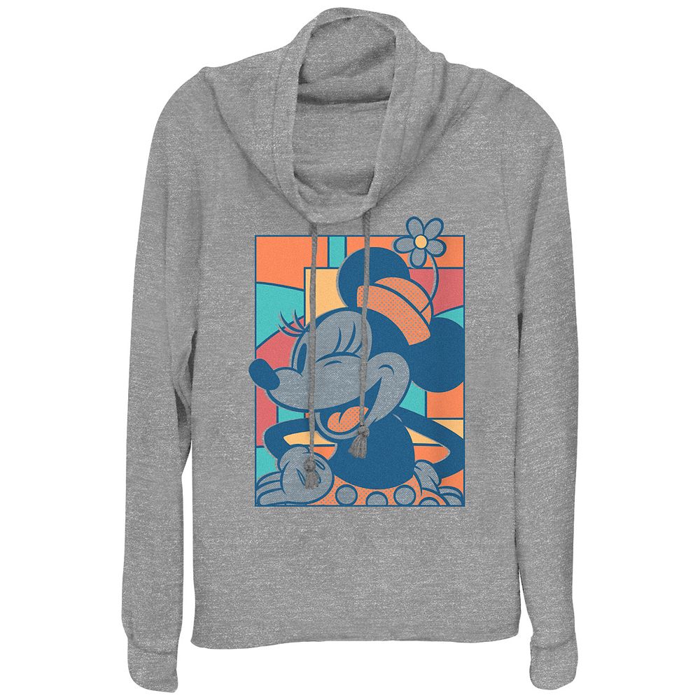 Disney's Minnie Mouse Wink Plus Size Cowlneck Graphic Lightweight Long ...