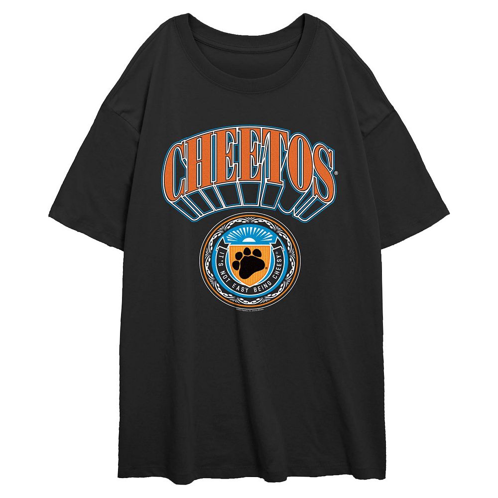 Juniors' Cheetos It's Not Easy Being Cheesy Oversized Graphic Tee