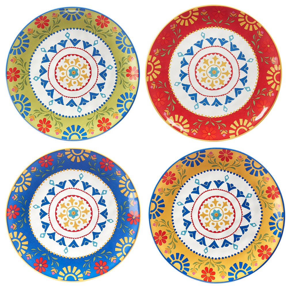 Certified International Spice Love 4-pc. Dinner Plates Set