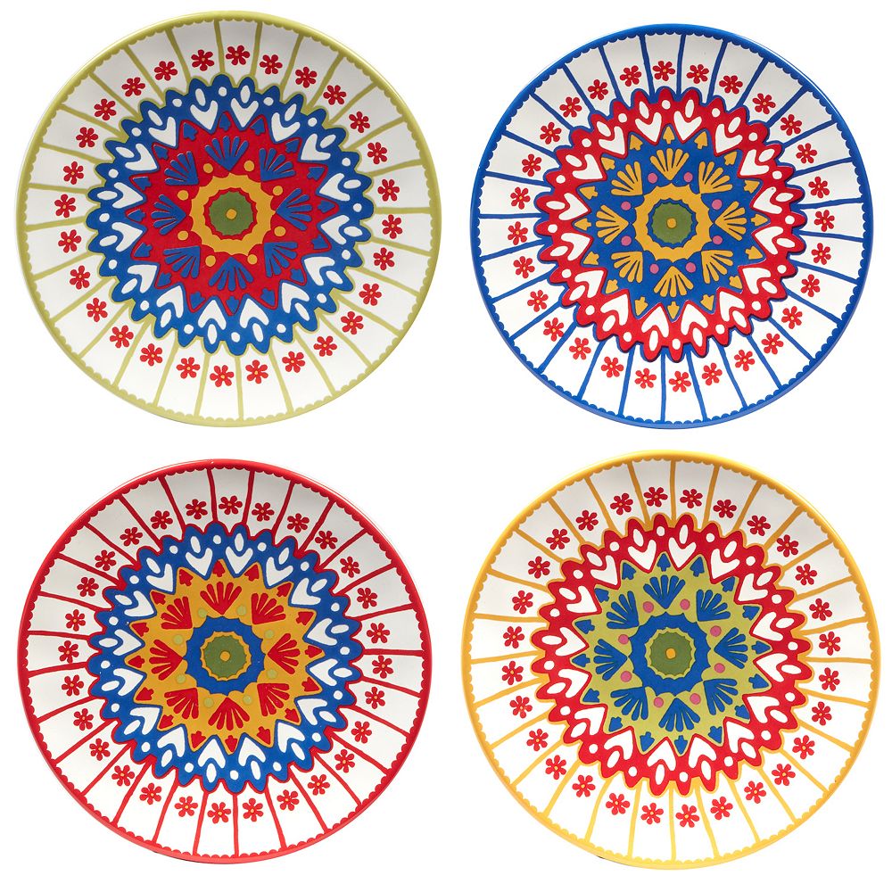 Certified International Spice Love 4-pc. Canap Plates Set