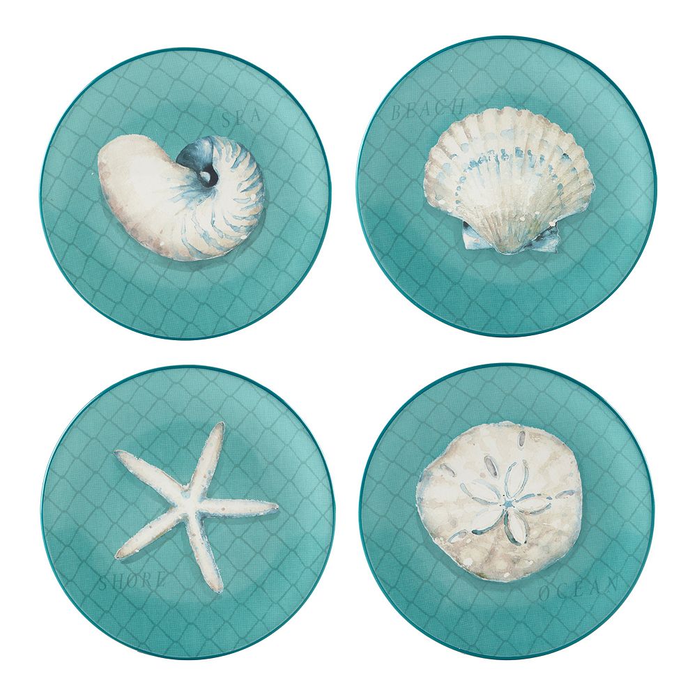 Certified International Ocean View Salad Plates 4-piece Set