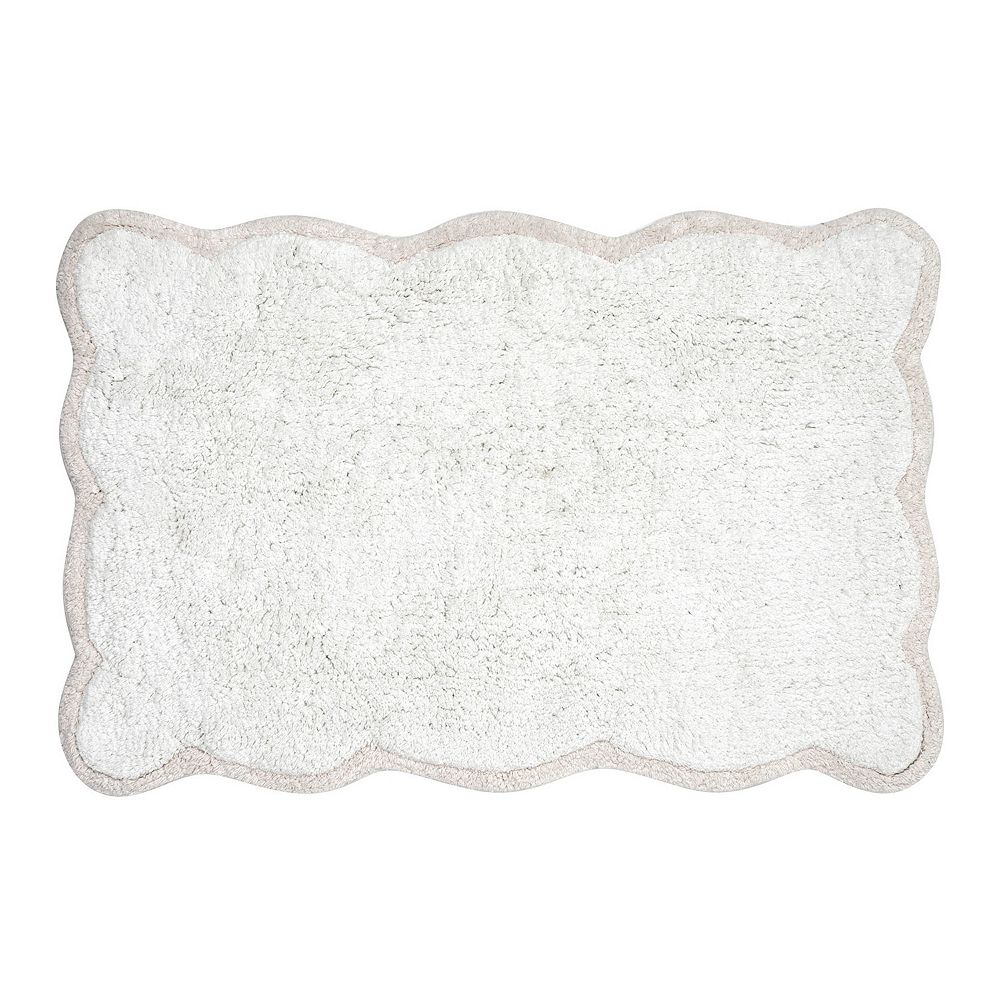 VCNY Home Scallop Cotton Bath Rug