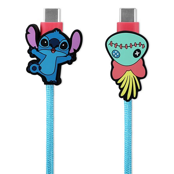 Disney's Lilo & Stitch 6-ft. Type C Braided Stitch and Scrump Charging ...