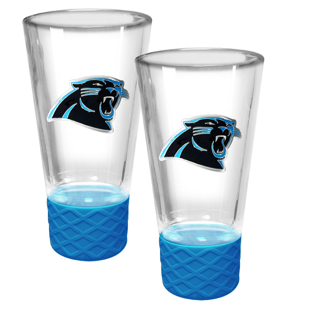 NFL Carolina Panthers 4-oz. 2 pc Cheer Shot Glass Set