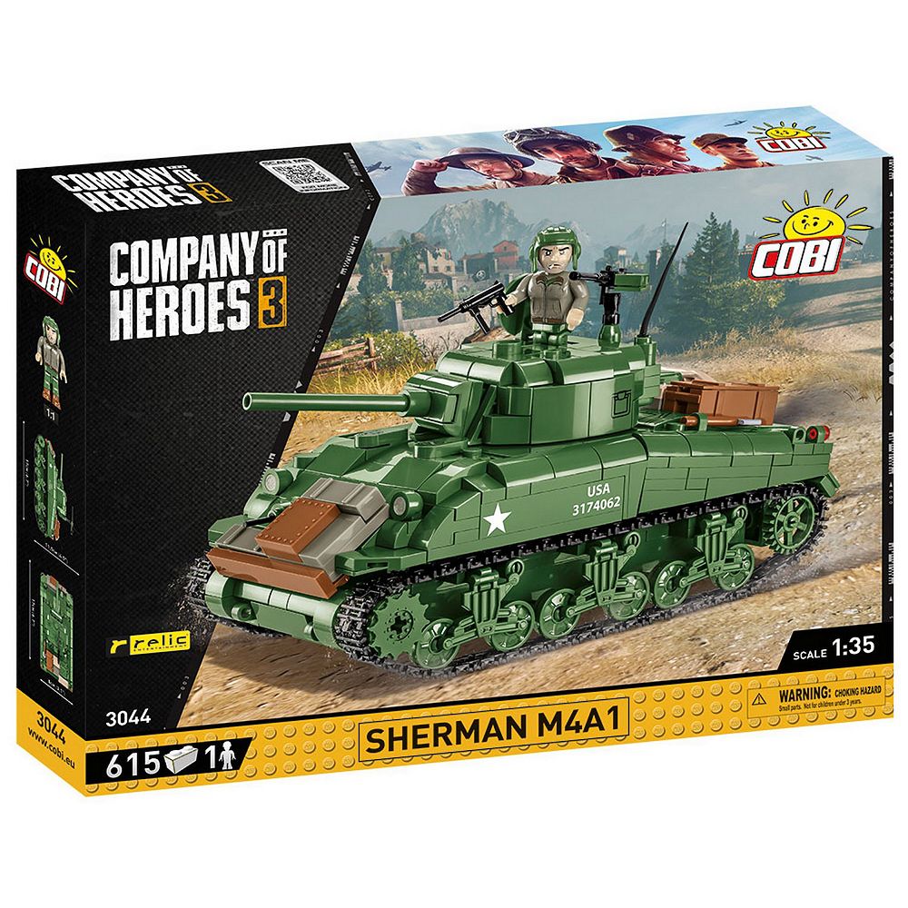 Cobi Company of Heroes 3 Sherman M4A1 Tank