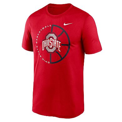 Men's Nike Scarlet Ohio State Buckeyes Legend Basketball Icon ...