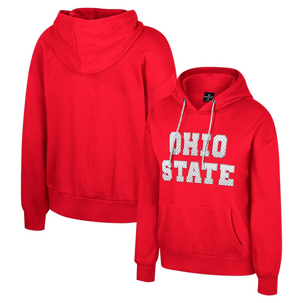 Women's Colosseum Scarlet Ohio State Buckeyes Reflection Rhinestone ...