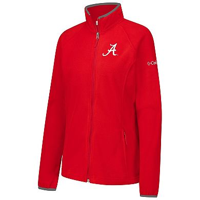 Women's Columbia Crimson Alabama Crimson Tide Give & Go II Fleece Full ...