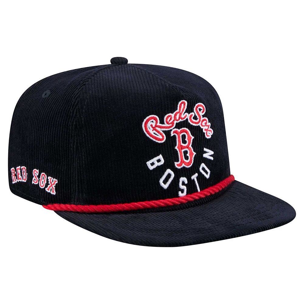 Men's New Era Navy Boston Red Sox Full Circle Corduroy Golfer ...
