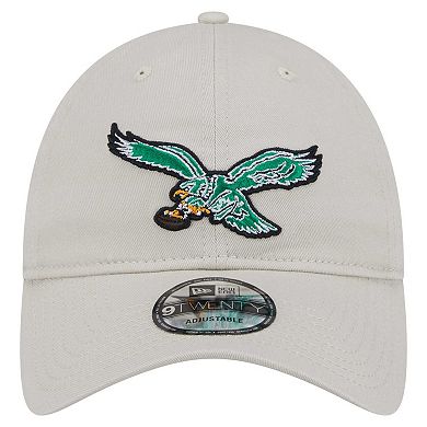 Men's New Era Stone Philadelphia Eagles Playmaker 9TWENTY Adjustable Hat