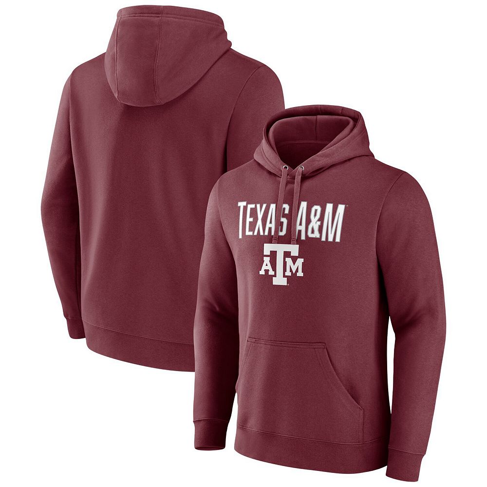 Men's Fanatics Maroon Texas A&M Aggies Team Lockup Pullover Hoodie