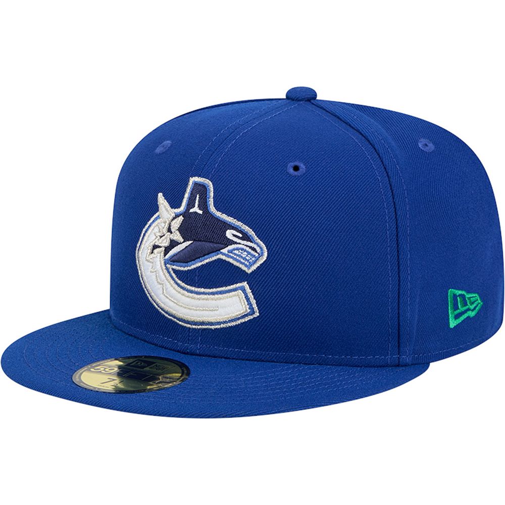 Men's New Era Blue Vancouver Canucks Core 59FIFTY Fitted Hat