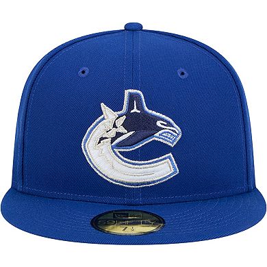Men's New Era Blue Vancouver Canucks Core 59FIFTY Fitted Hat