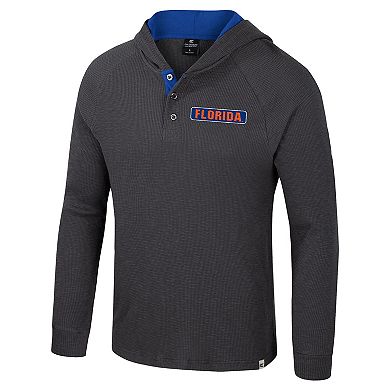 Men's Colosseum Charcoal Florida Gators Dujour Ralgan Long Sleeve ...