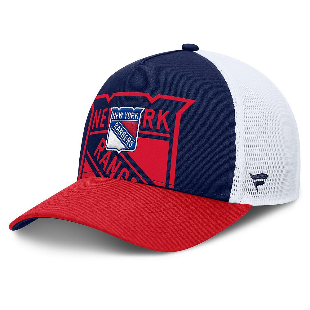 Men's Fanatics Navy/Red New York Rangers Authentic Pro A-Frame Rink ...