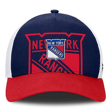Men's Fanatics Navy/Red New York Rangers Authentic Pro A-Frame Rink ...