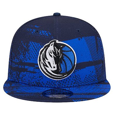 Men's New Era Navy Dallas Mavericks Tip-Off 9FIFTY Snapback Hat