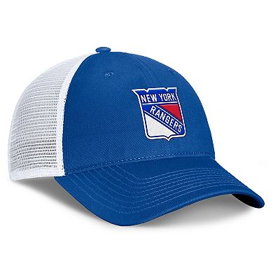 Men's Fanatics Blue/White New York Rangers Slouch Core Primary Logo ...