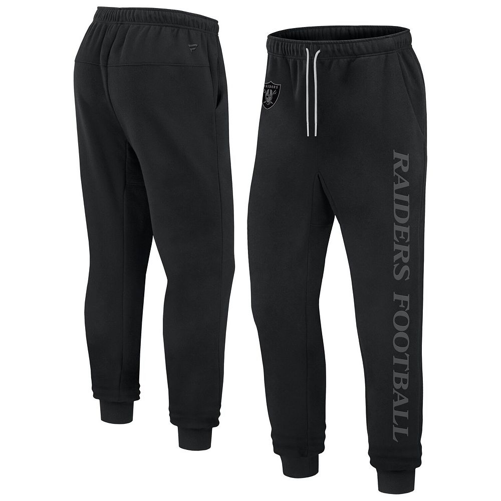 Unisex Fanatics Black Las Vegas Raiders Elements Phenom Fleece Jogger Pants