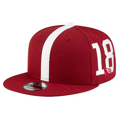 Men's New Era Crimson Alabama Crimson Tide Helmet 9FIFTY Snapback Hat