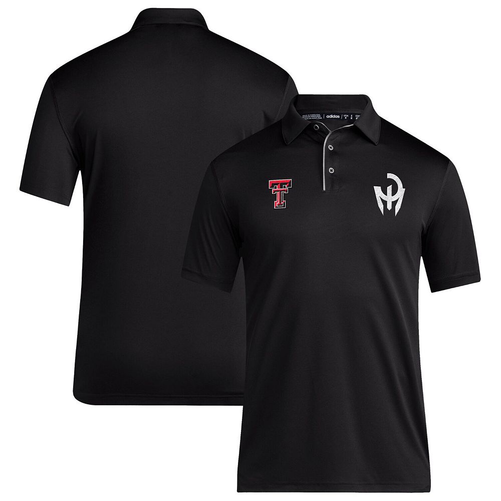 Men's Mahomes Black Texas Tech Red Raiders Gladiator Polo
