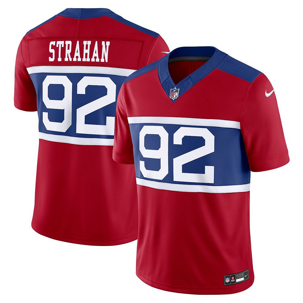 Men's Nike Michael Strahan Century Red New York Giants Alternate Vapor ...