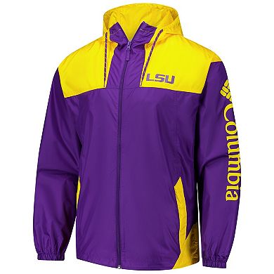 Men's Columbia Purple LSU Tigers Flash Challenger II Omni-Shade Full ...