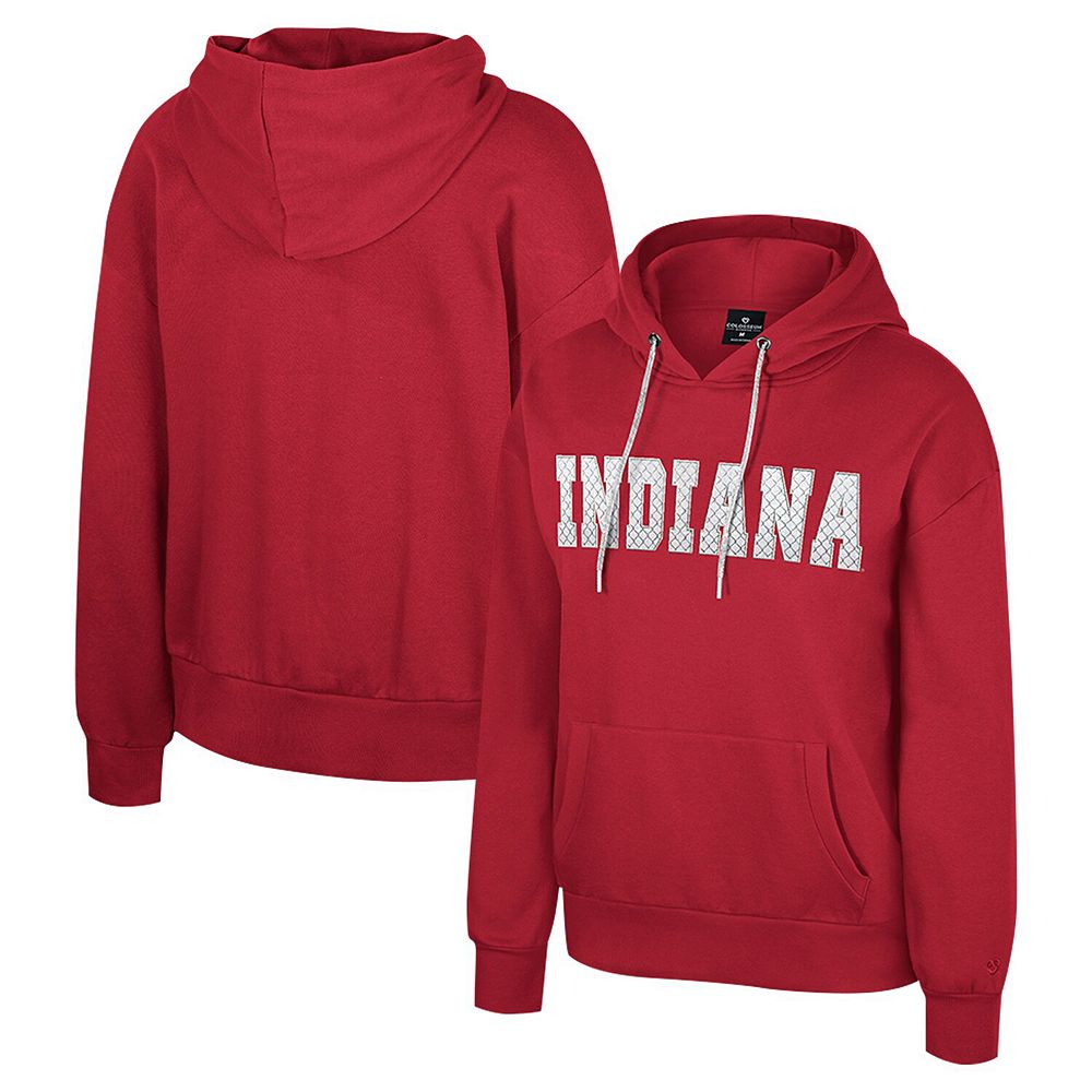 Women's Colosseum Crimson Indiana Hoosiers Reflection Rhinestone ...