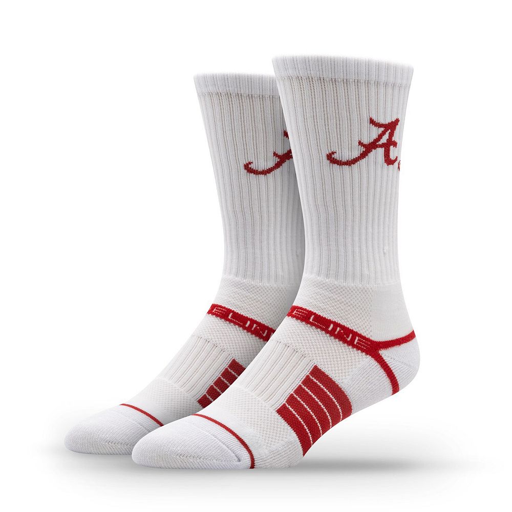 Unisex Strideline Alabama Crimson Tide Premium Knit Primary Logo Crew Socks