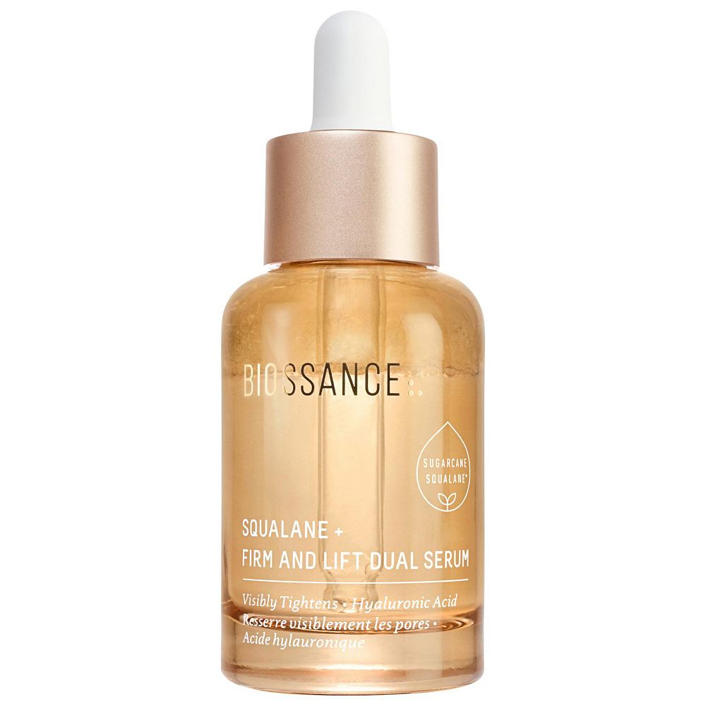 Biossance Firm and Lift Hydrating Dual Serum with Hyaluronic Acid ...