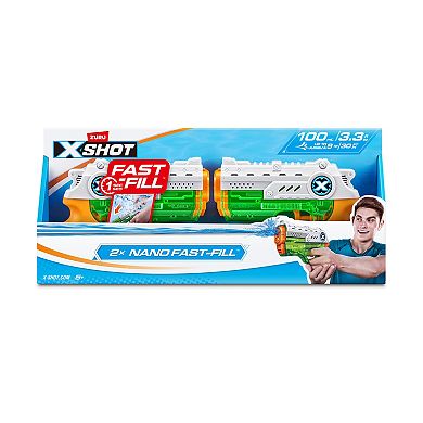 X-Shot Nano Fast-Fill Water Blaster Double Pack