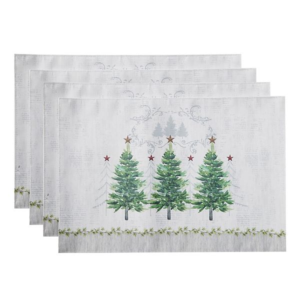 Avanti Trees 4-pc. Placemat Set