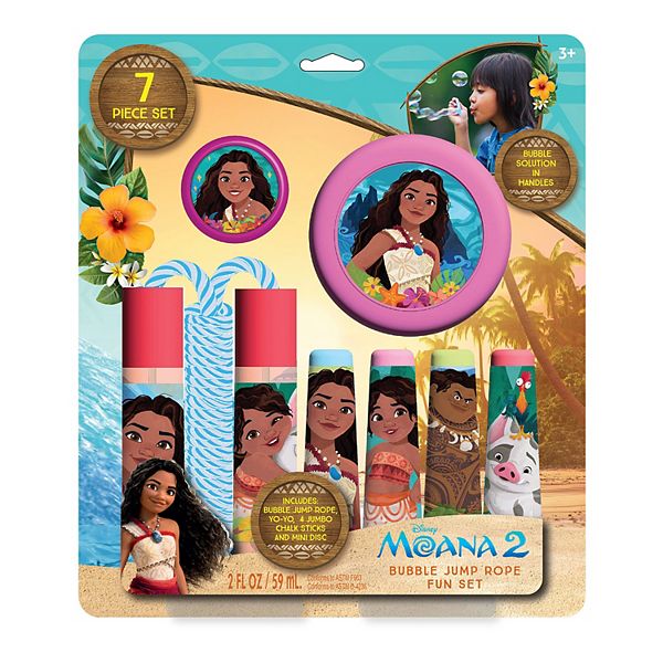 What Kids Want Disney's Moana Bubble Jump Rope 7-pc Set