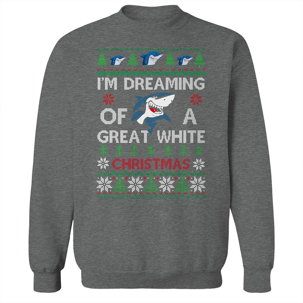 Men's Dreaming White Christmas Sweater Graphic Sweatshirt