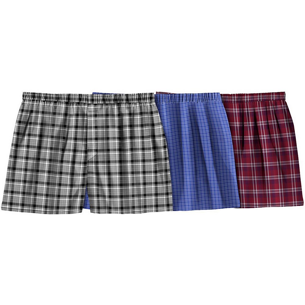 KingSize Men's Big & Tall Woven Boxers 3-Pack