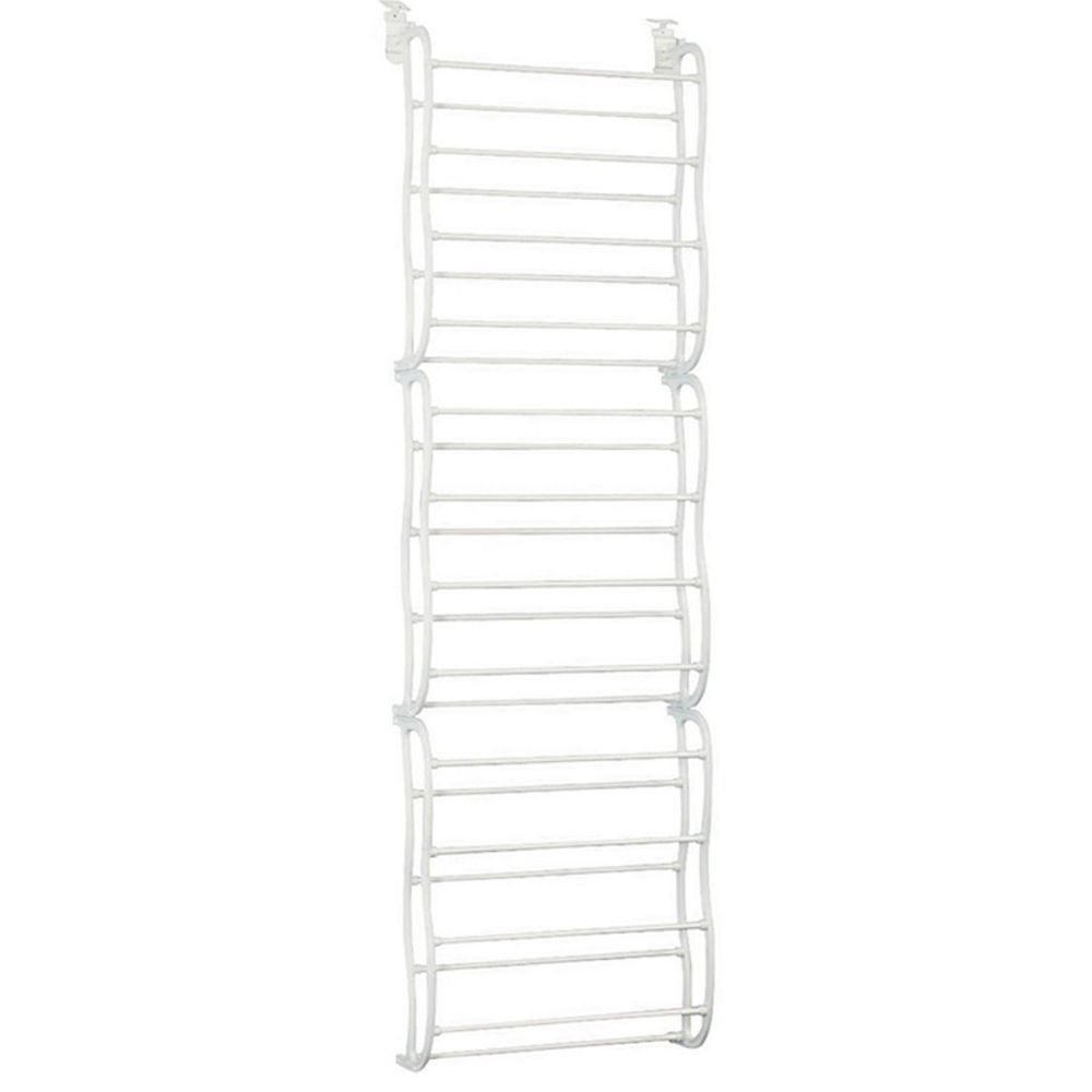 12-Tier Over-the-Door Shoe Rack Hanging Closet Organizer for 36 Pairs