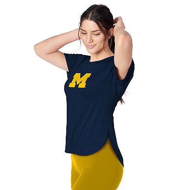 Women's NCAA Michigan Wolverines High-Low Tee