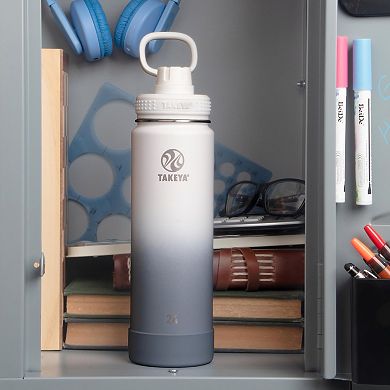 Takeya Actives 24 oz. Vacuum Insulated Stainless Steel Water Bottle with Spout Lid