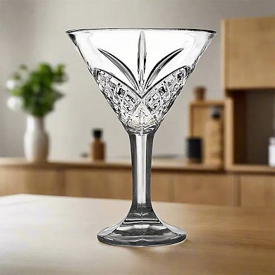 Godinger Silver 4-Pack Dublin Crystal Martini Glasses