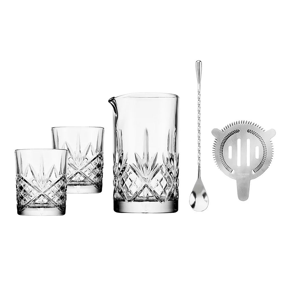 Godinger Silver Dublin Crystal 6-Piece Mixing Pitcher Set