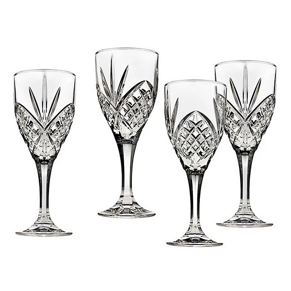 Godinger Silver Dublin Crystal Goblets - Set of 4