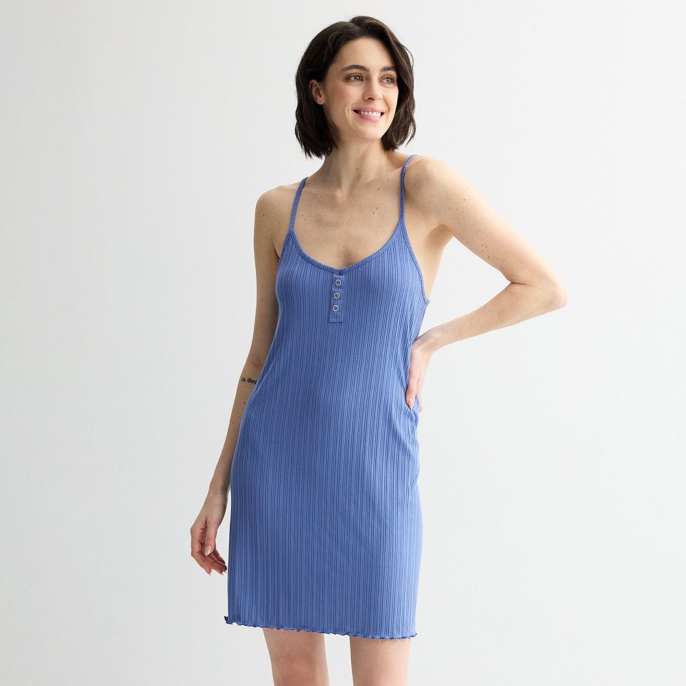 Women's Sonoma Goods For Life® Elevated Rib Pajama Dress