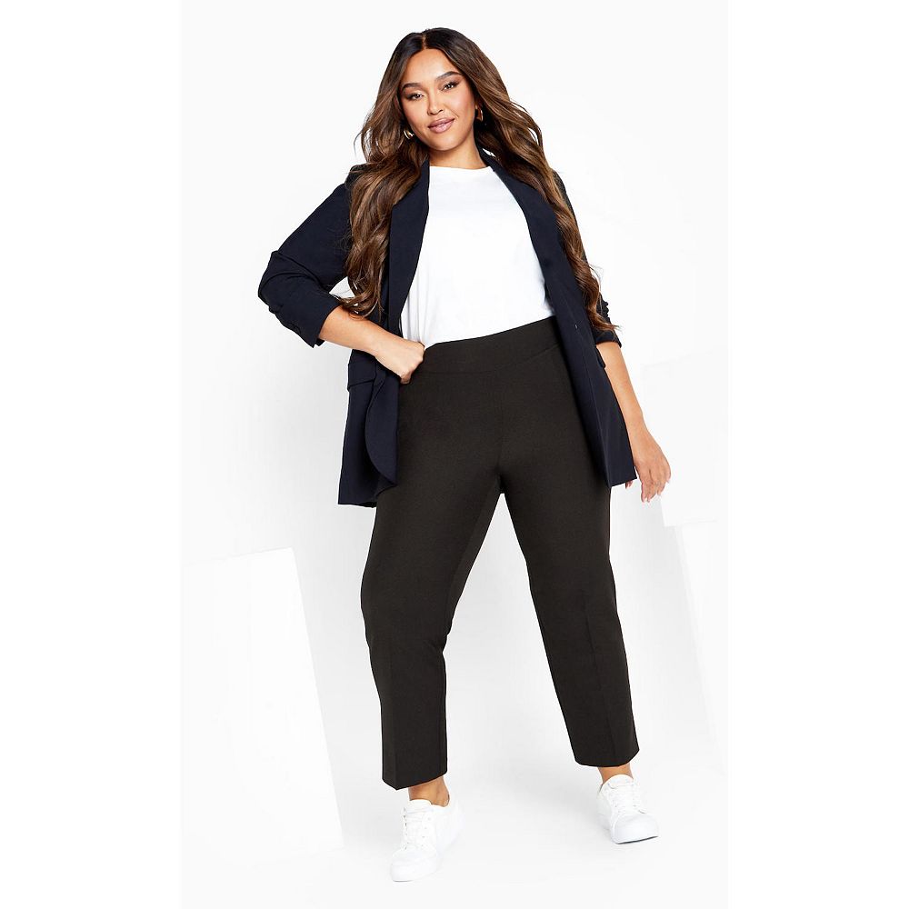 Avenue Women's Plus Size Tall Cool Hand Straight Leg Pant