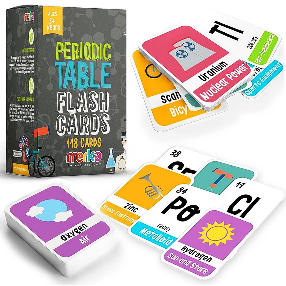 Periodic Table of Elements for Kids, Learn Science and Chemistry, 118 ...