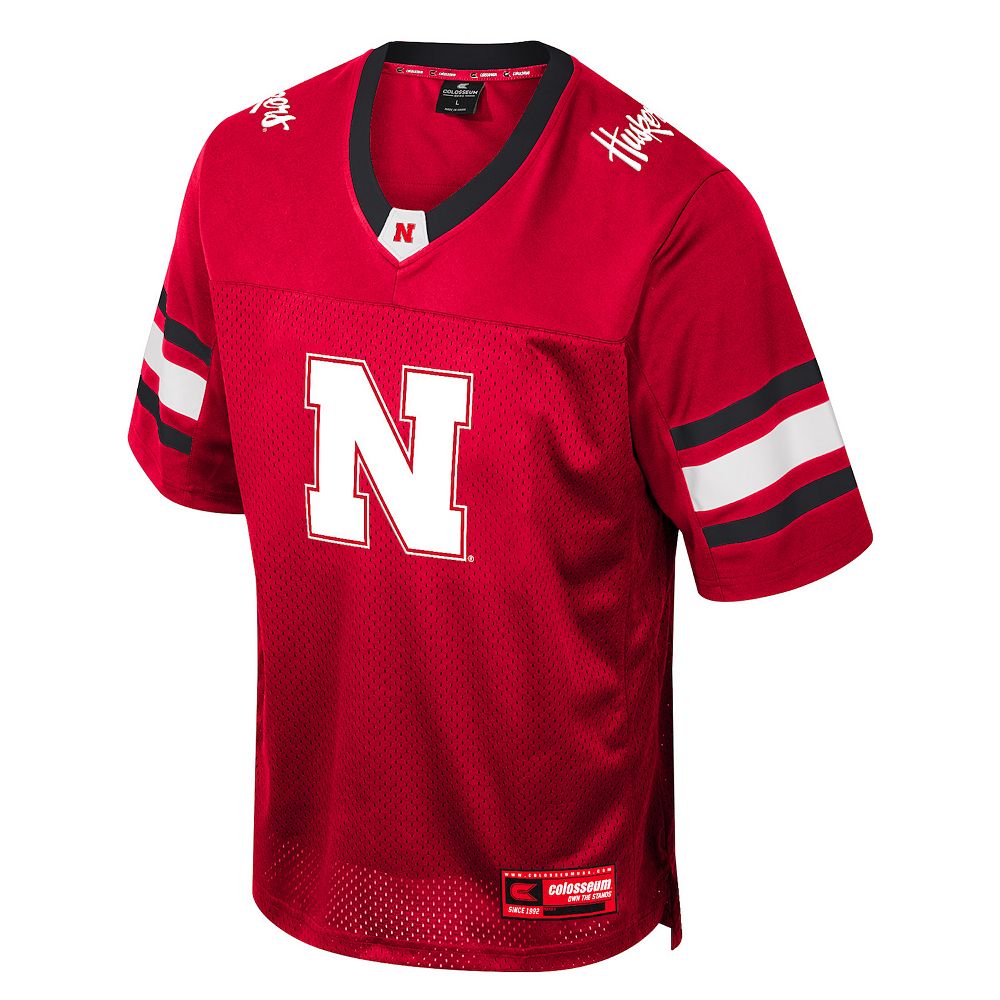 Men's Nebraska Cornhuskers Field Time Football Jersey
