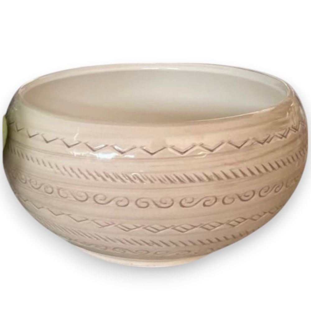 Discover Europe Made in Italy White Handmade Ceramic Pot