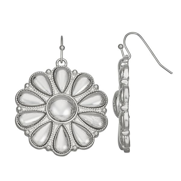 Emberly Dangle Flower Earrings