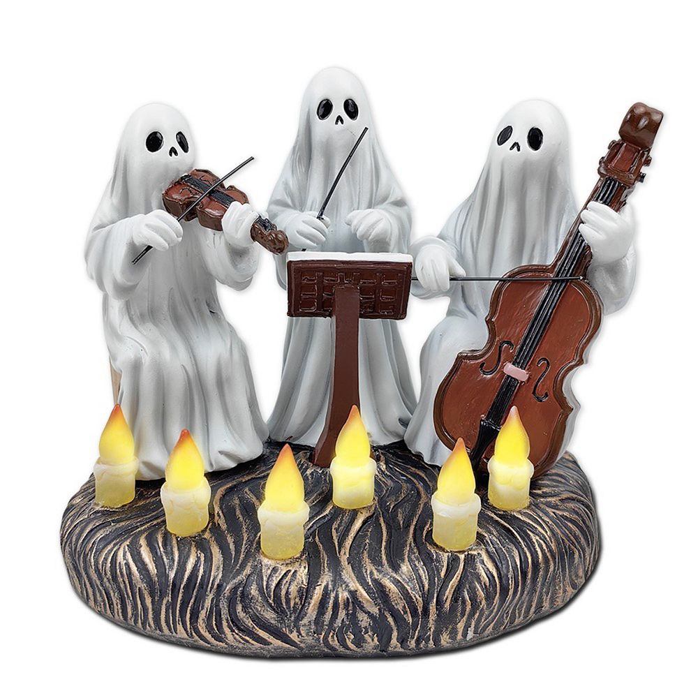 Ghostly Ensemble Trio Lighted Spooky Home Figurine, 5.5" LED Haunted ...