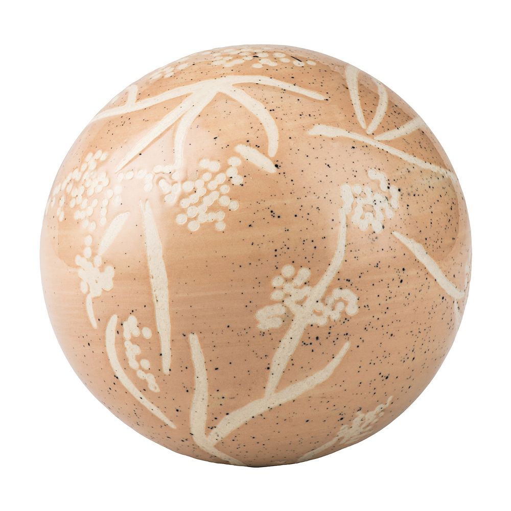 Everyday Decor Natural Floral Decorative Orb